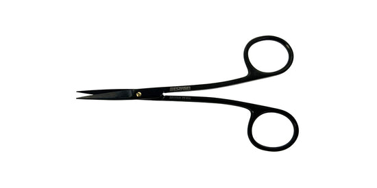 Power Bow Iris Scissors – Titanium Straight 11.5 cm | Black Edition ...