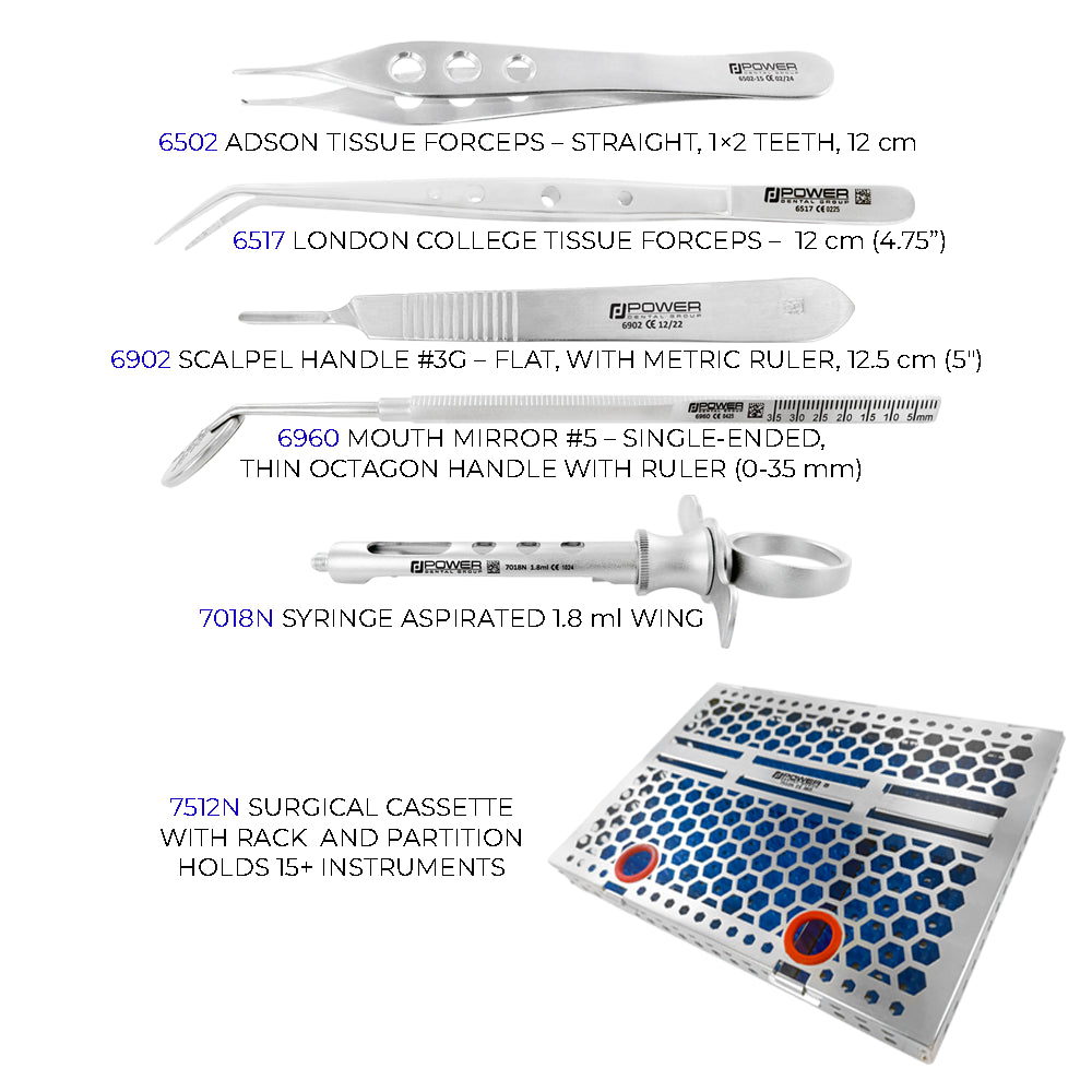 ORCAA Surgical Kit (25-Pc) with Cassette | Power Dental Group